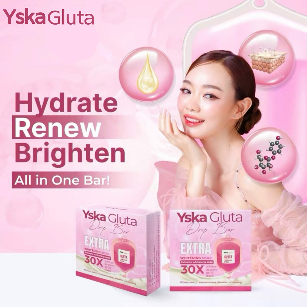 YSKA GLUTA DRIP BAR EXTRA 30X EXTREME WHITENING SOAP 70g | Shopee ...