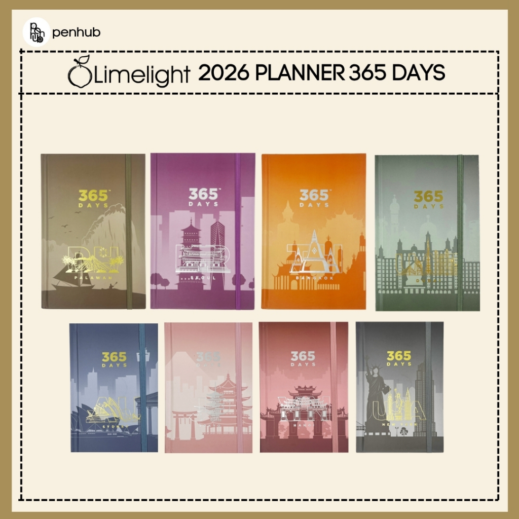LIMELIGHT 2026 Planner 365 Days A5 216lvs / Mini 128Lvs | Shopee ...