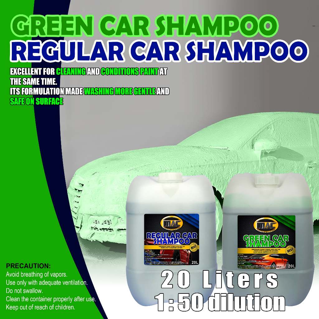 MAC Car Shampoo 20 Liters – High Foam Concentrated Car Wash Soap | MAC ...