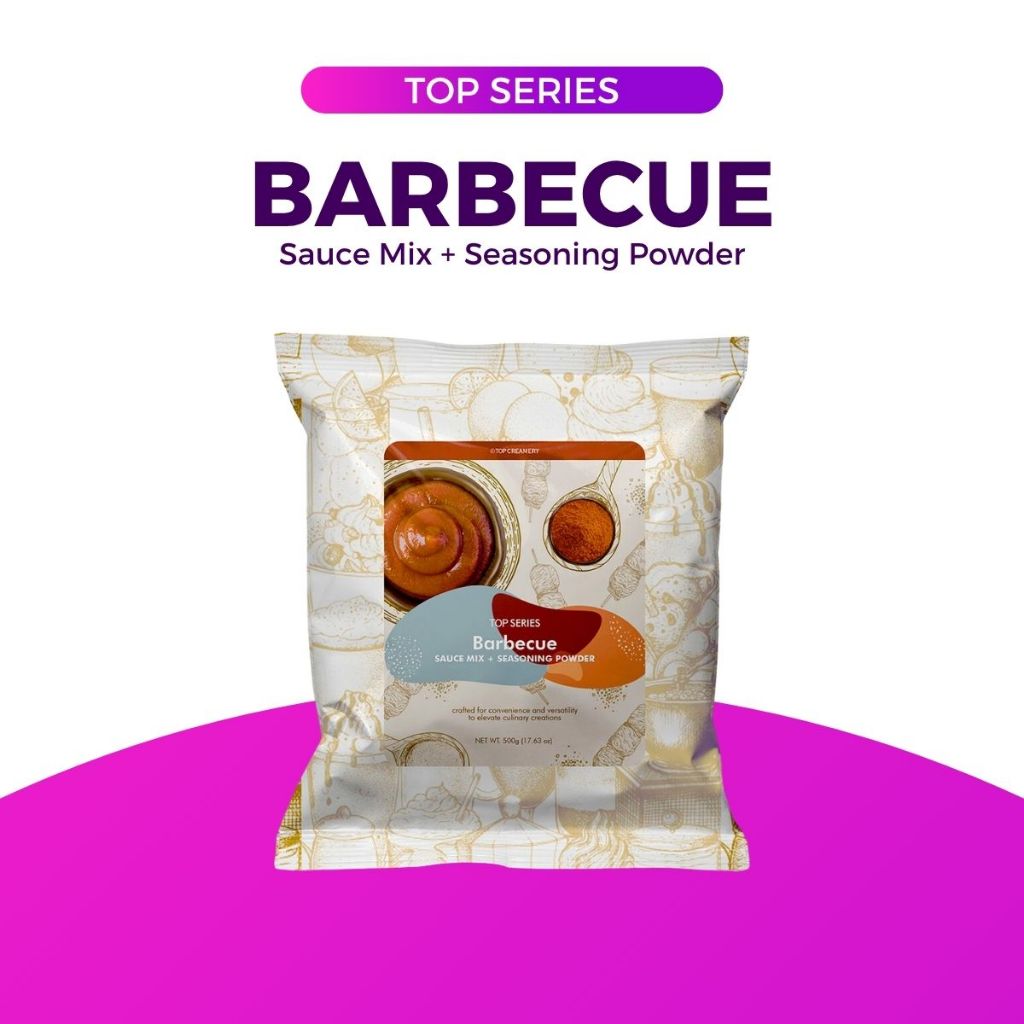 TOP Series Barbecue Sauce Mix + Seasoning Powder 500g | Shopee Philippines
