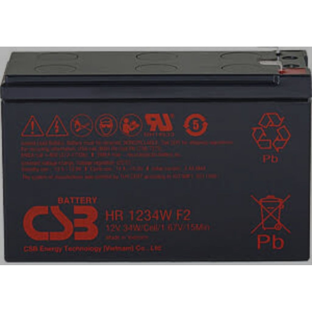 9AH 12V CSB Original HR 1234W F2 (High Rate )Sealed Lead Acid Battery ...