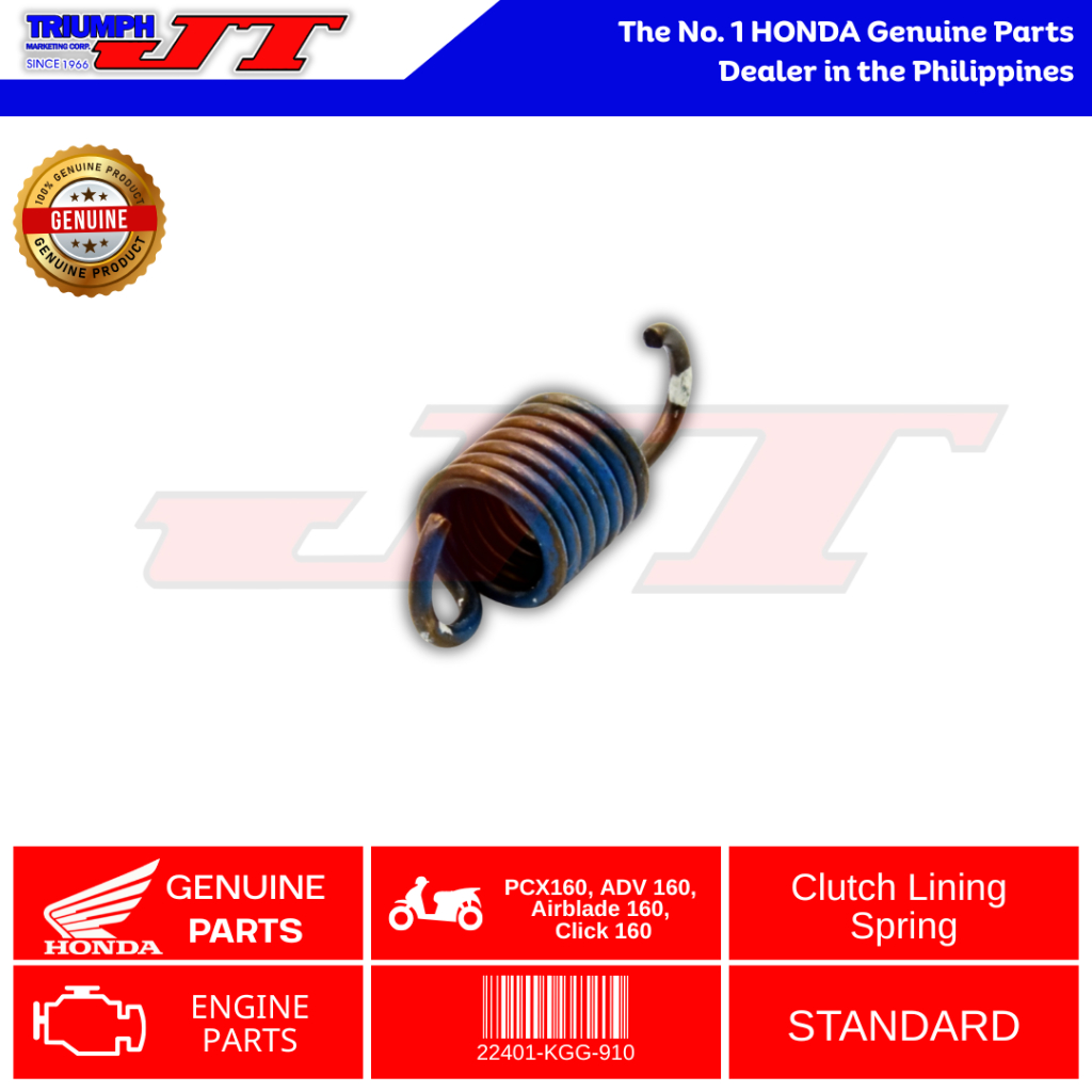 HONDA GENUINE PCX160, ADV 160, Airblade 160, Click 160 Clutch Lining ...