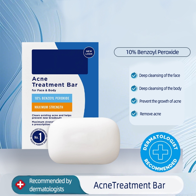10% Benzoyl Peroxide Soap,Acne Treatment Bar Soap for Face and Body ...