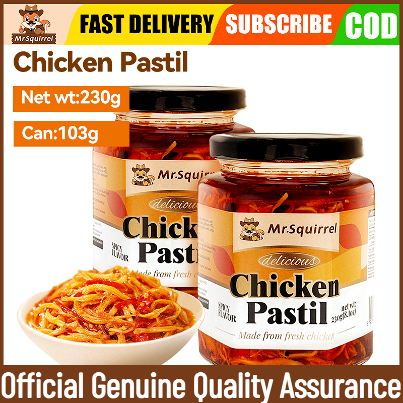 【Buy 2 Take 1】Mr.Squirrel Spicy Chicken Pastil Halal Canned foods ...