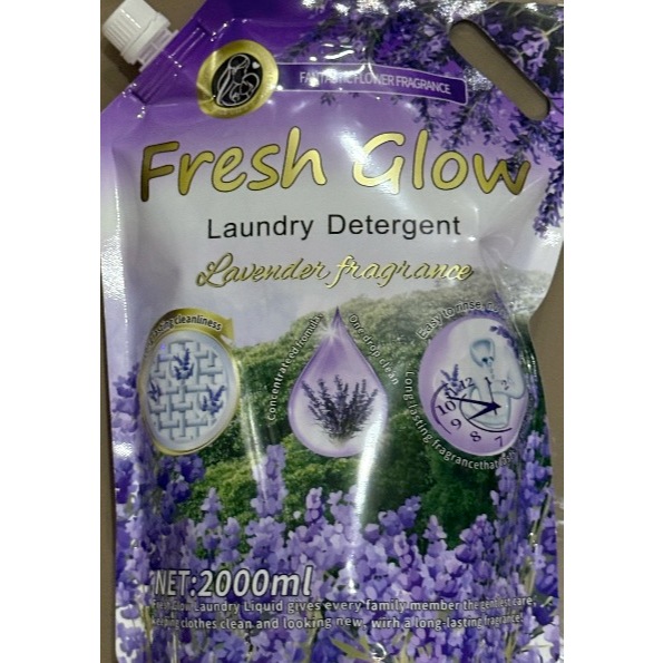 Fresh Glow Lavender Laundry Detergent 2L | Shopee Philippines