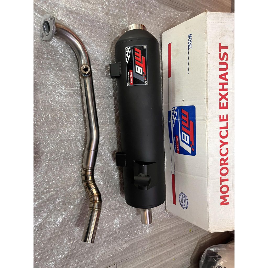 MT8 PIPE FOR PCX 160 BLACK STAINLESS TIP | Shopee Philippines