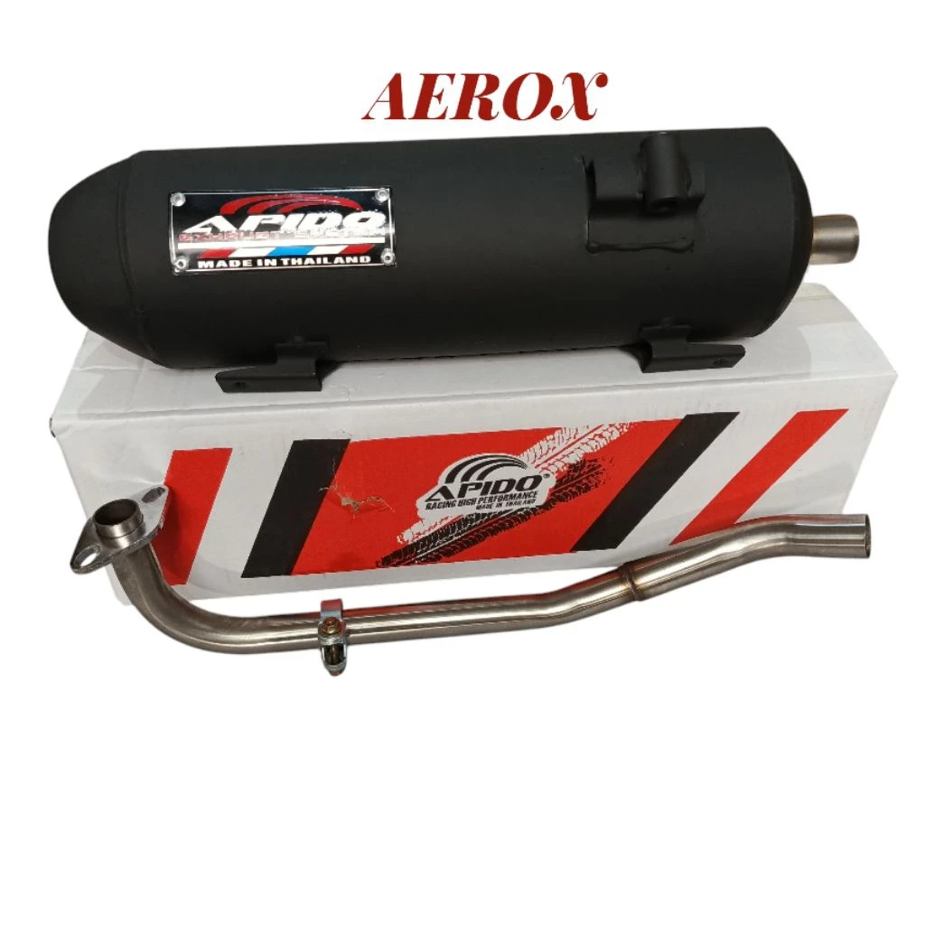 Apido Power Pipe For NMAX V2/AEROX V2/CLICK V2 XRM125/110 Raider150 ...