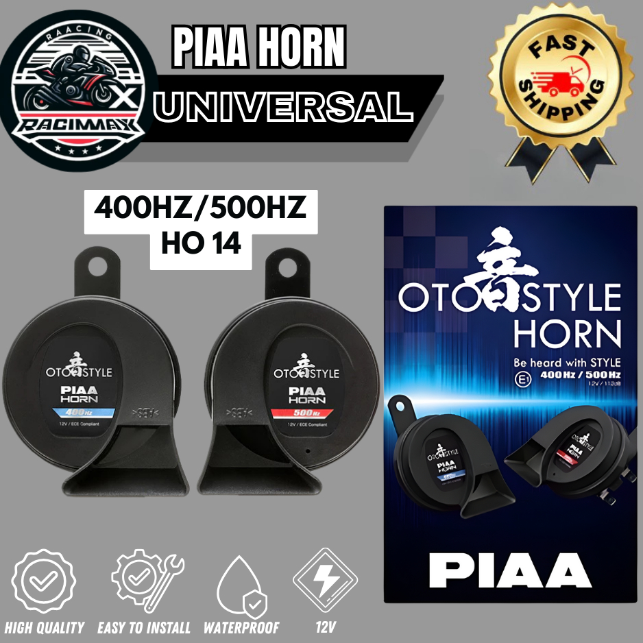 PIAA Motorcycle Parts Accessories New Piaa Horn Oto Style MOCC Horn 12v ...
