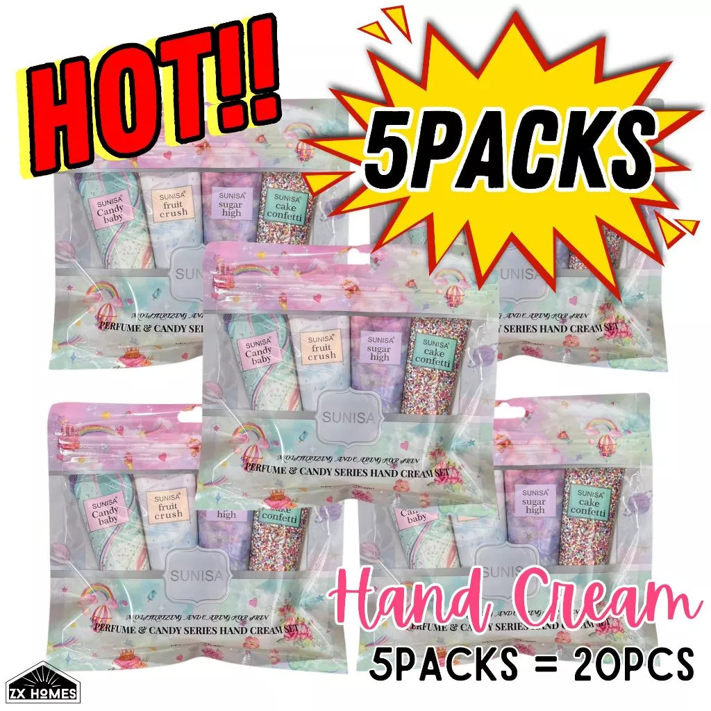 CFZ 5 PACKS of Sunisa Hand Cream Set 4pcs/pack 30g Fragrance Lotion ...