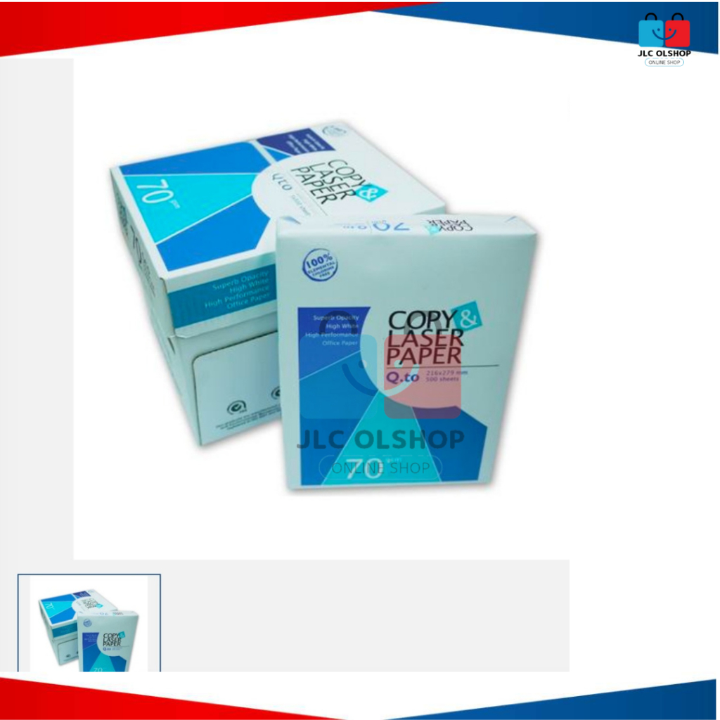 LASER COPY BOND PAPER LONG, COPY & LASER , 500 SHEETS PER REAM | Shopee ...