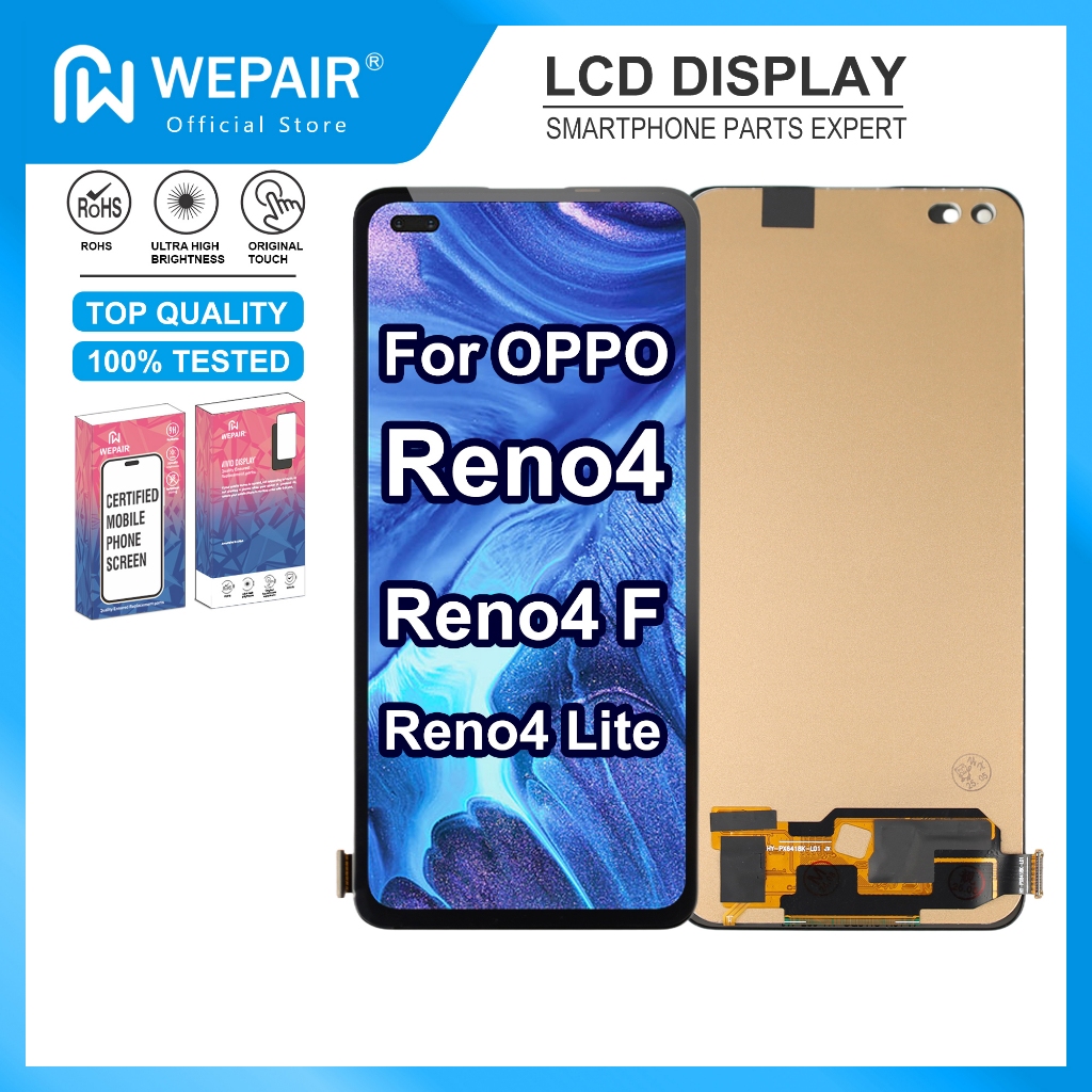 WEPAIR Original LCD Display For OPPO Reno4 / Reno4 F / Reno4 Lite Touch ...
