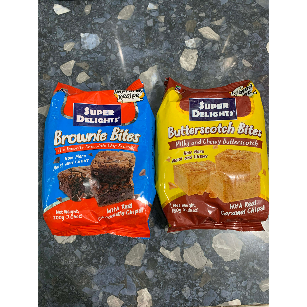 SUPER DELIGHTS 200G - BROWNIE BITES, BUTTERSCOTCH | Shopee Philippines