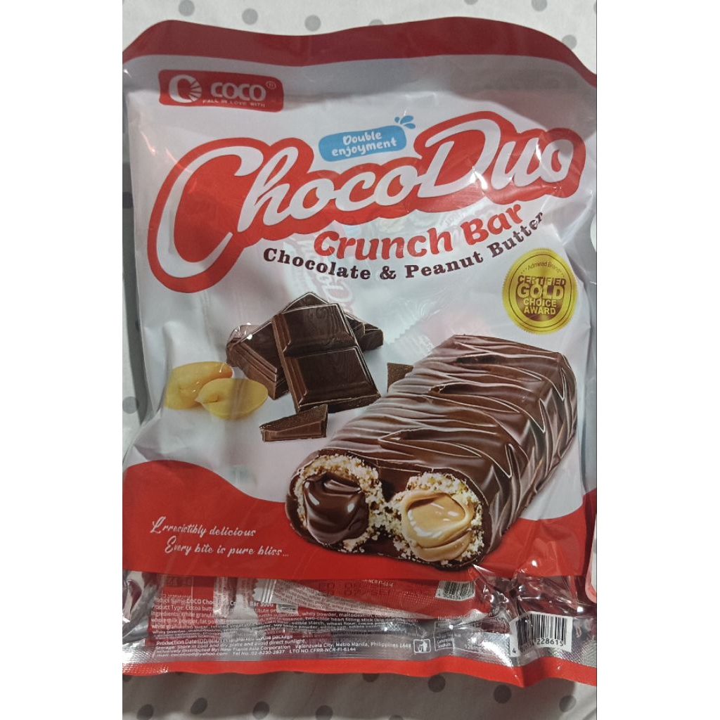 Choco Duo Crunch Bar 300g | Shopee Philippines