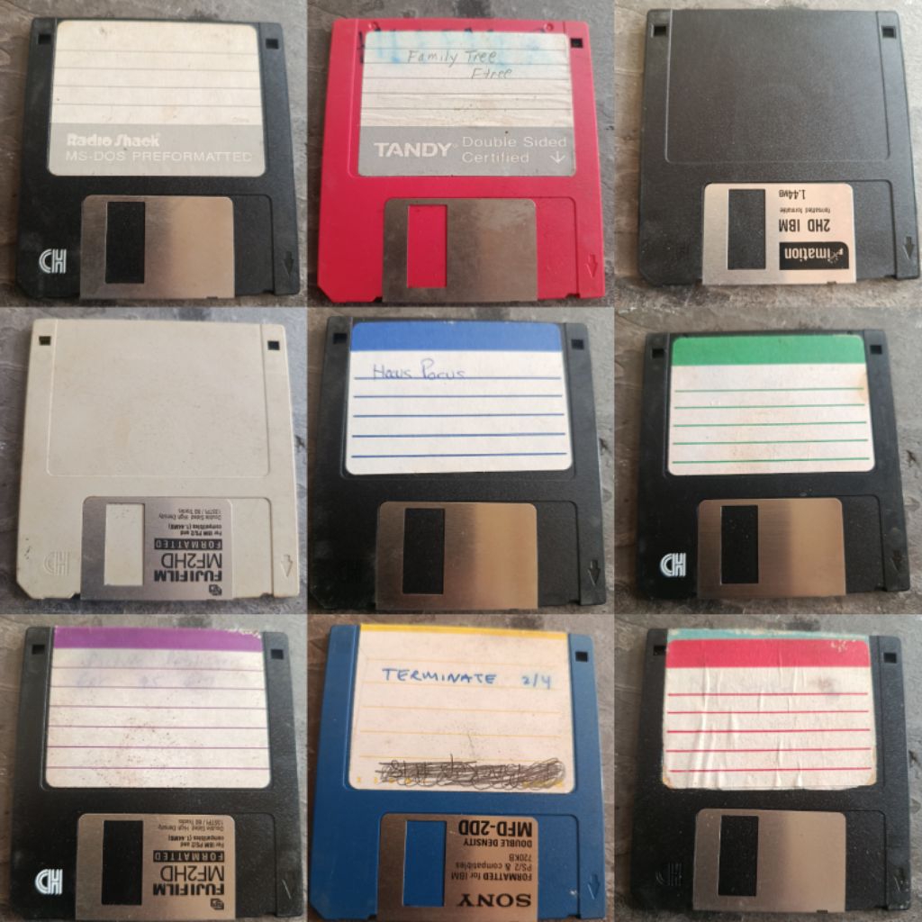 Used Floppy Disk Diskettes Defective Disc 1.44mb for DIY Crafts Upcycle ...