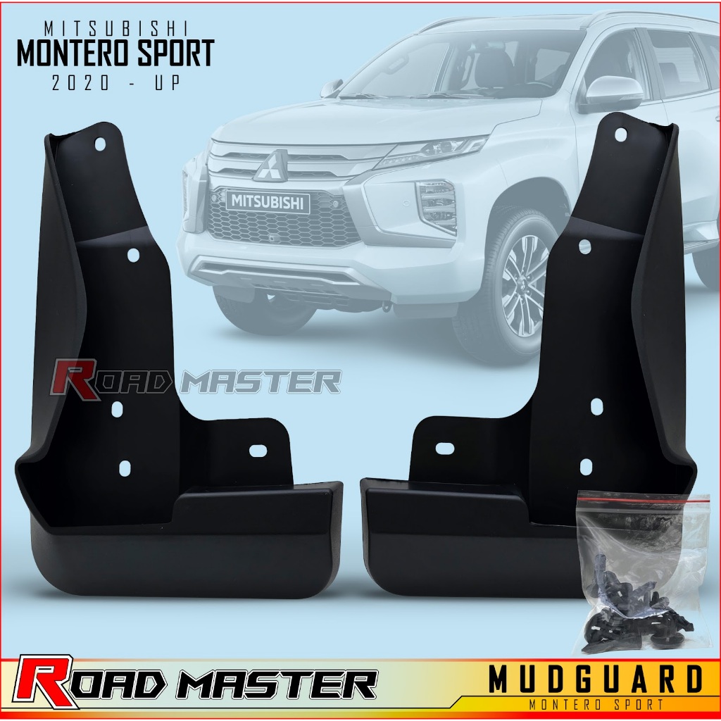 Montero Sport 2020-2026 Perfect Fit 2 pcs Mud Guard / Mud Flaps ...