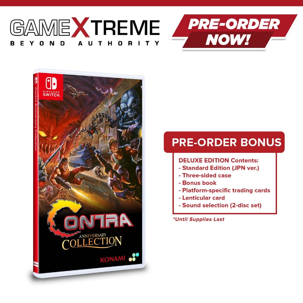 [PRE-ORDER] Nintendo Switch Contra Anniversary Collection: Deluxe ...