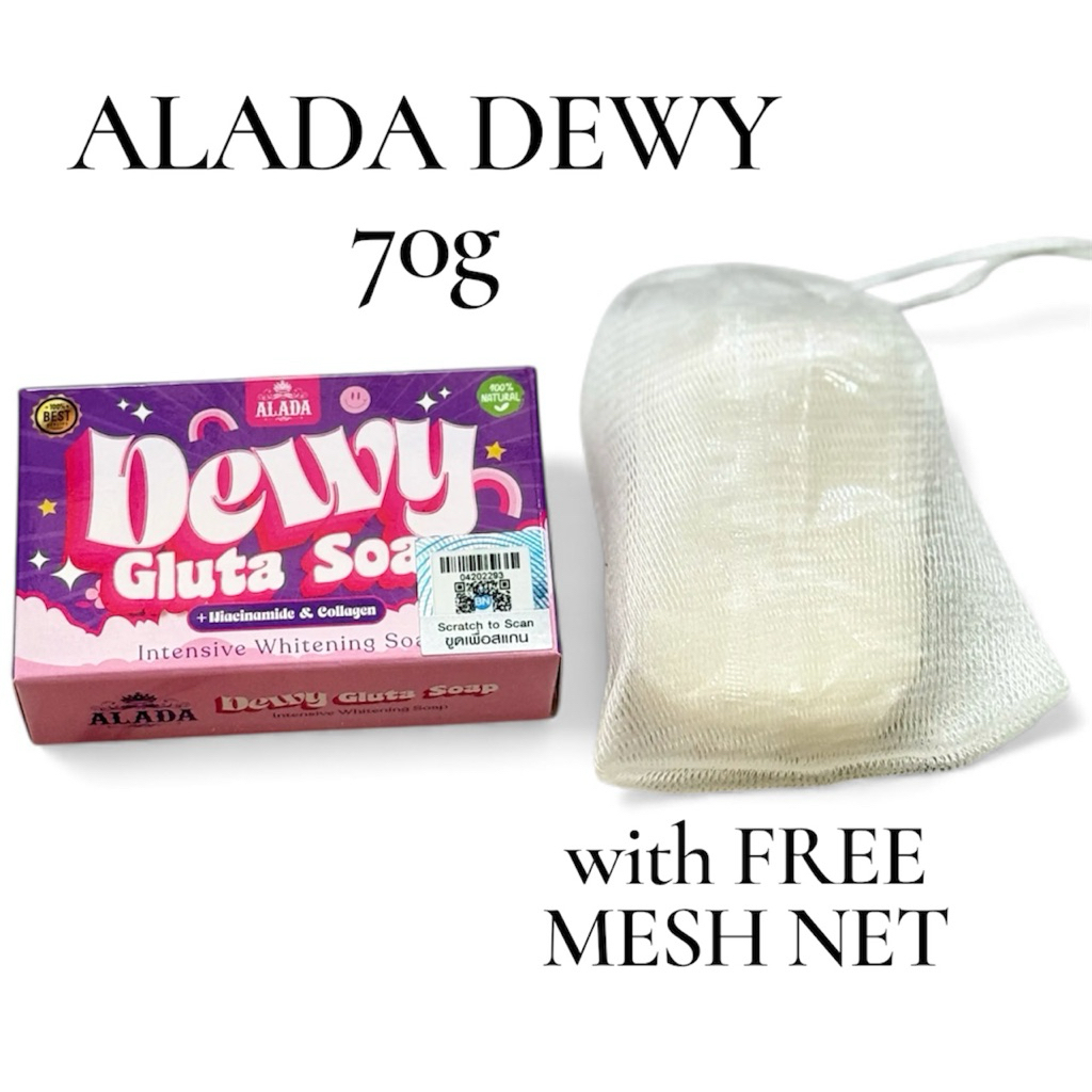 ALADA SOAP DEWY with Free MESH(can SCAN QR CODE) | Shopee Philippines