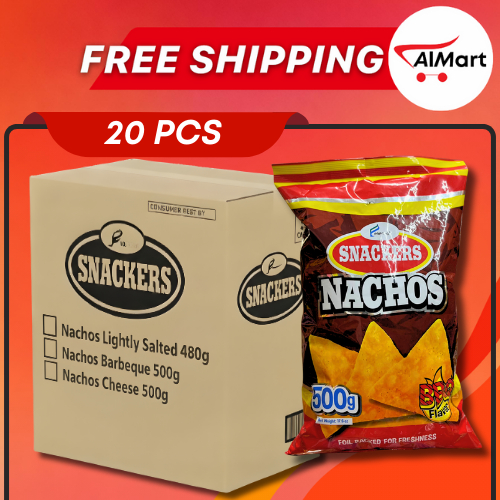 WHOLESALE! SNACKERS NACHOS BARBEQUE 500GRAMS (20 PIECES PER BOX ...