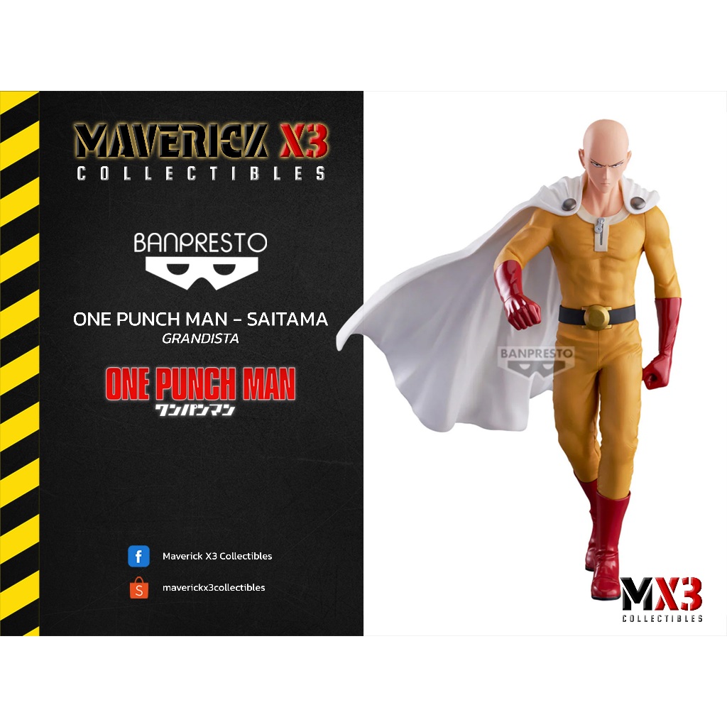 Banpresto - Grandista - One Punch Man - Saitama | Shopee Philippines