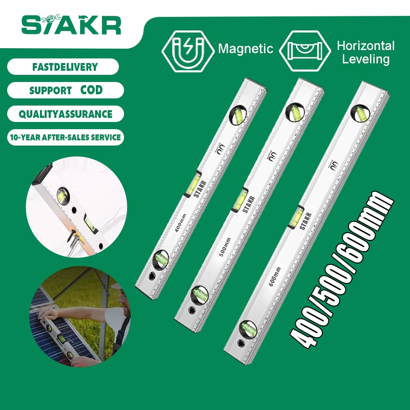 Aluminum Magnetic Level Aluminum Level Bar with Magnet Heavy Duty 400mm ...