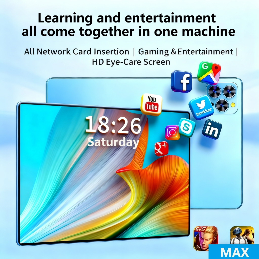 S10 Ultra Tablet Pad 16GB+512GB 10.1inch Android tablet Game tablet ...