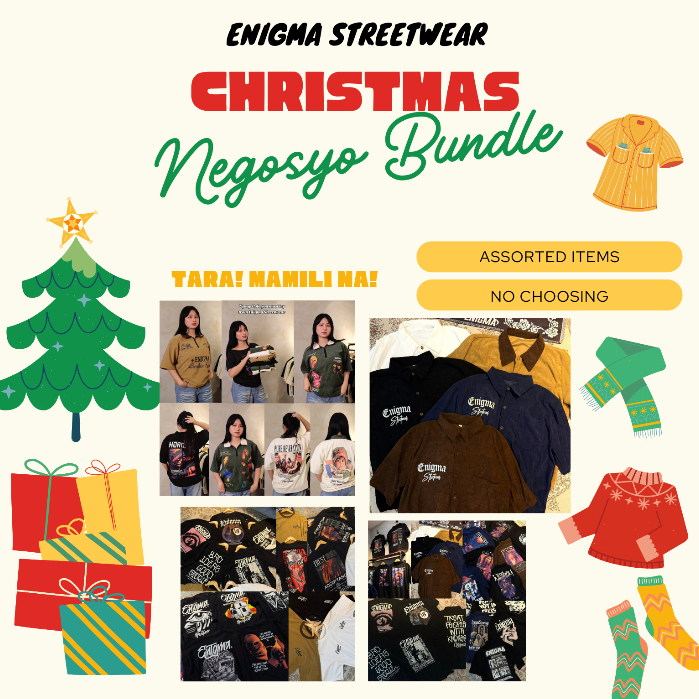 Enigma Streetwear Christmas Negosyo Bundle Tshirt Button Down Polo ...