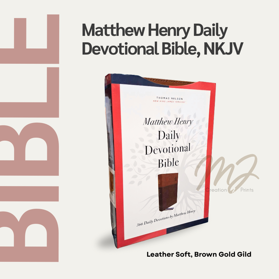 Matthew Henry Daily Devotional Bible, NKJV | Shopee Philippines