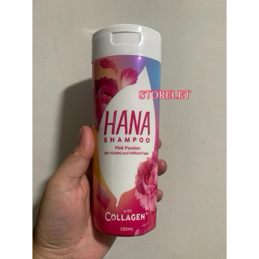 Hana Shampoo Pink Passion with Collagen 200ml | Shopee Philippines