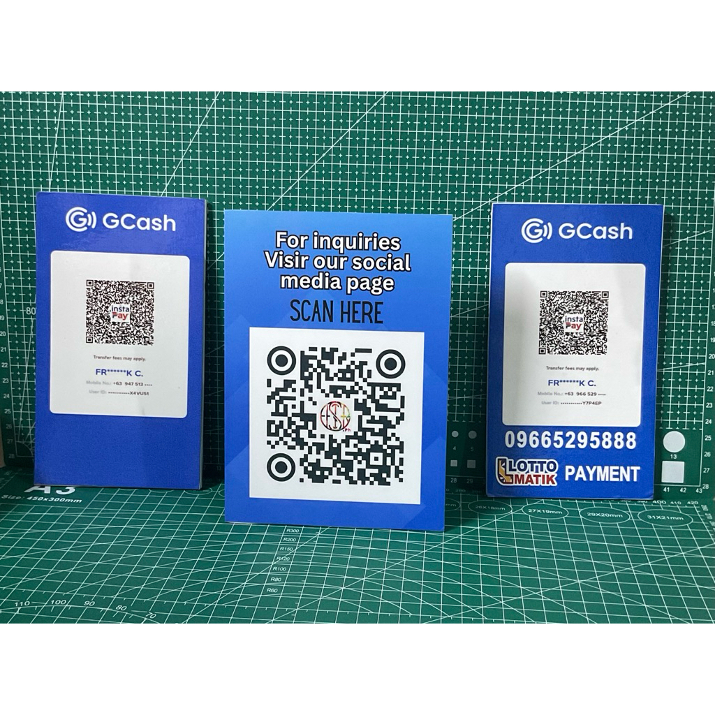 GCASH QR CODE STANDESS/WITH STAND/STORE DISPLAY/OTTHER QR CODE | Shopee ...