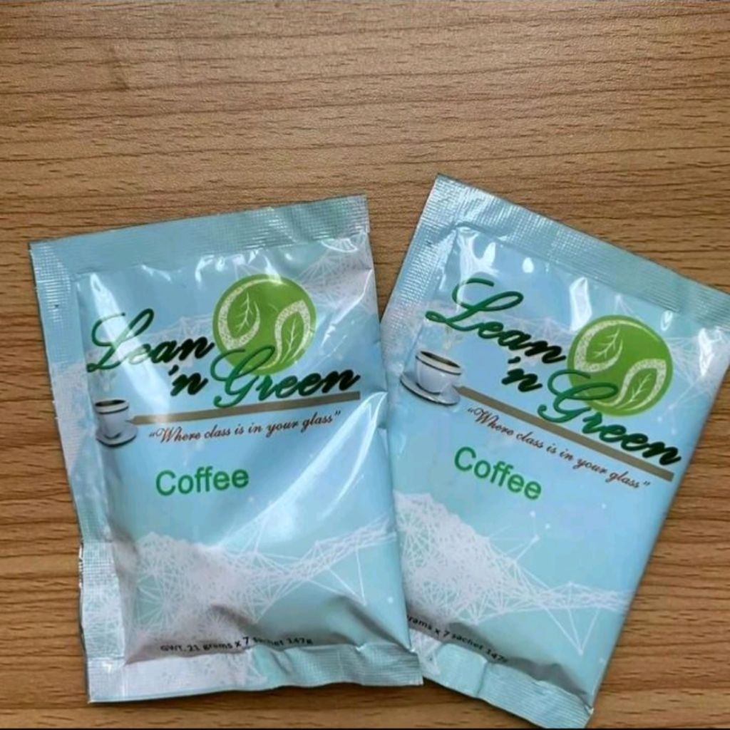 Lean n Green Coffee 7 Sachet Sugar Free Low Fat | Shopee Philippines