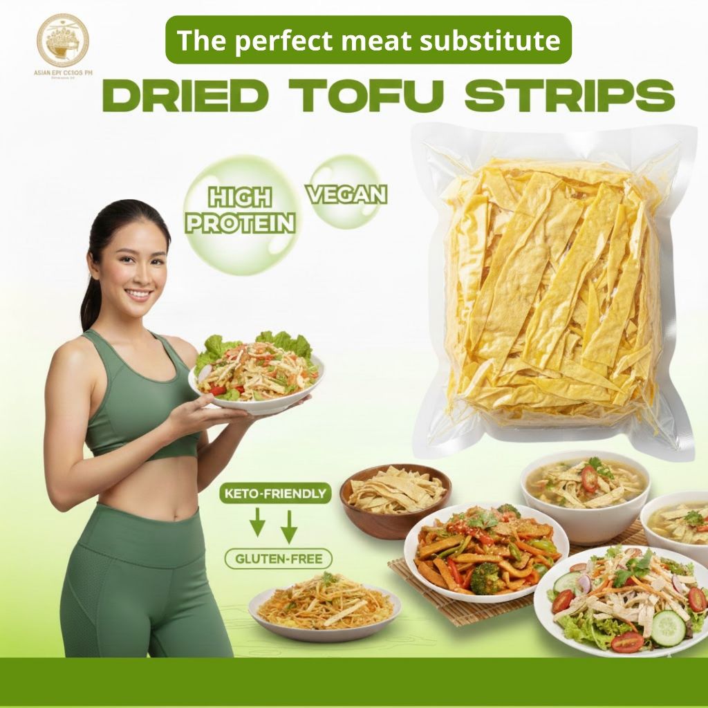 Dried Tofu Skin Noodles 1KG – Low Carb Keto-Friendly, High Protein ...