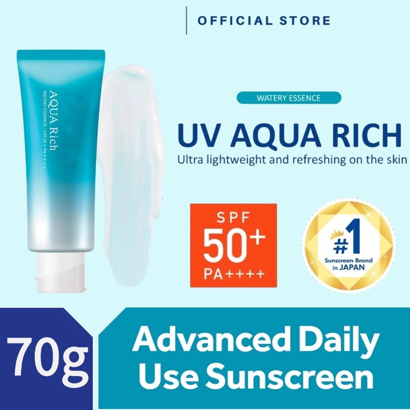 Aqua Rich Watery Essence Sunscreen for Face And Body SPF 50+ PA ...