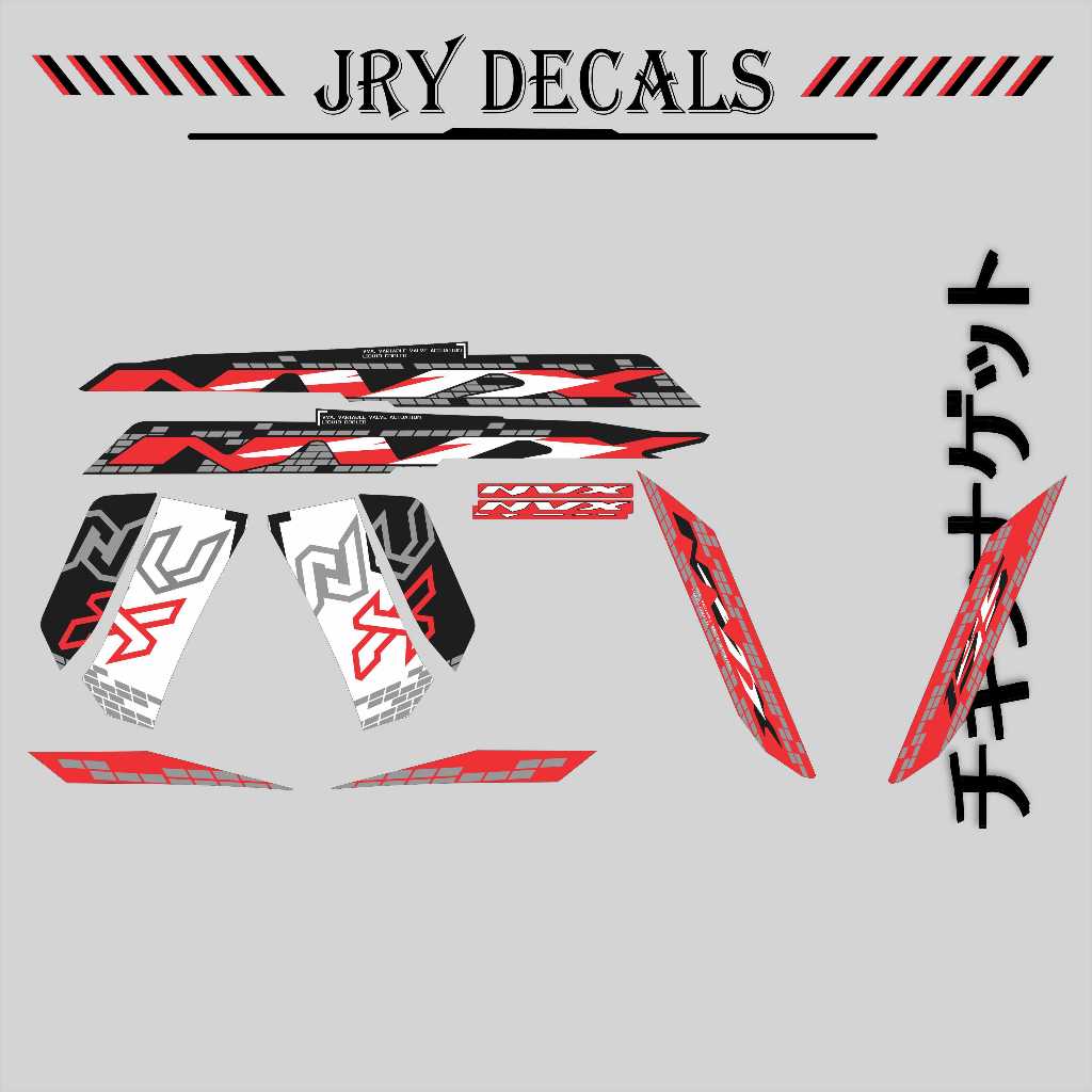 AEROX 155 V2 NVX 2024 LATEST DECALS DESIGN JRY DECALS | Shopee Philippines