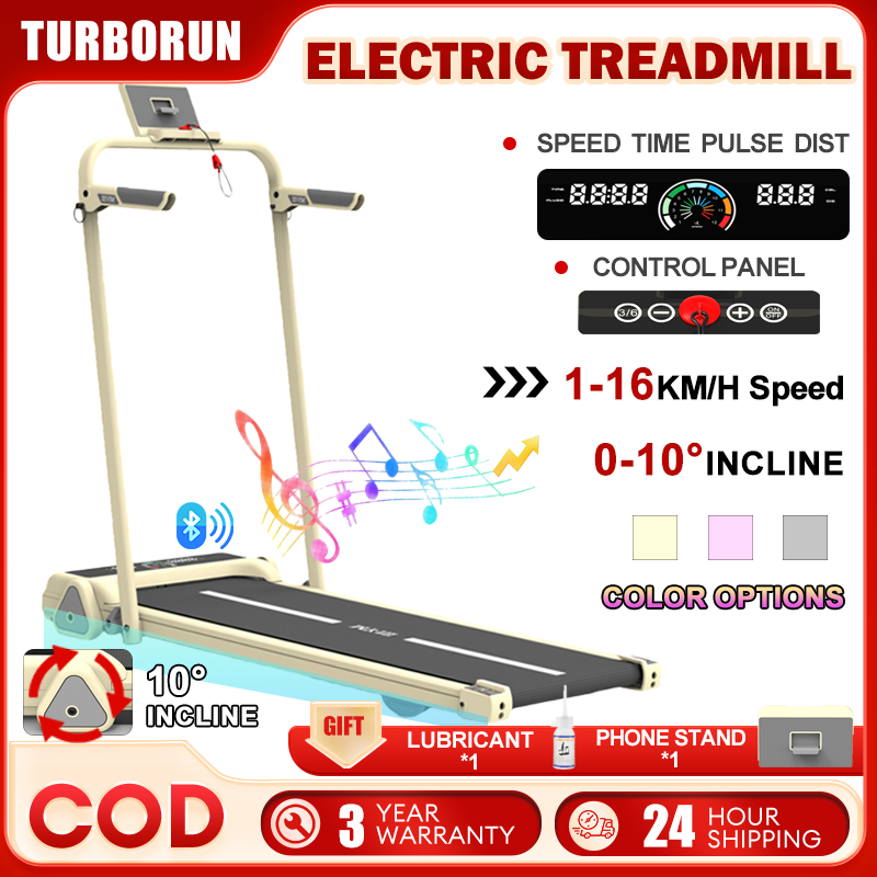 Treadmill Foldable Electric Portable 3.5HP Walking pad With Incline ...