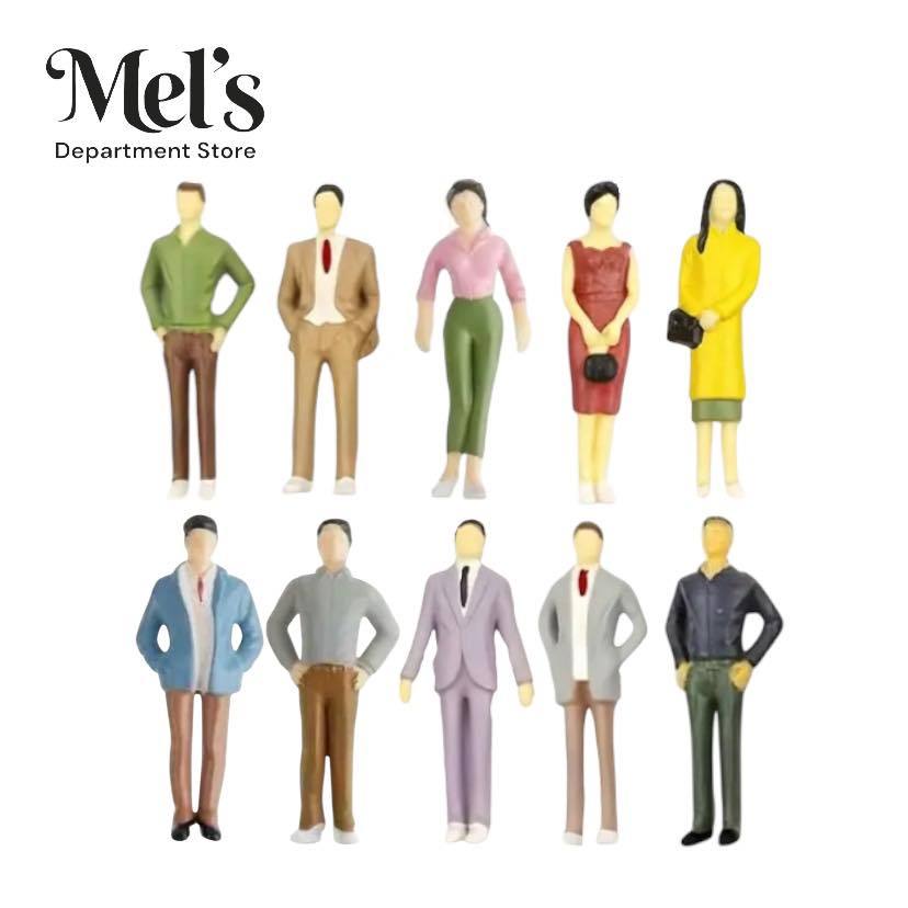 Mini Model Human Figures – Sitting & Standing (Set of 10) | 3.6cm-4cm ...