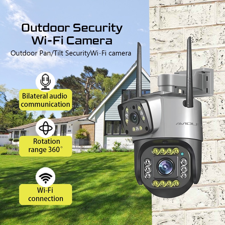 AVIDUS x V380 PRO C31 Dual Lens CCTV HD 1080P Wireless Wifi Q30s ...