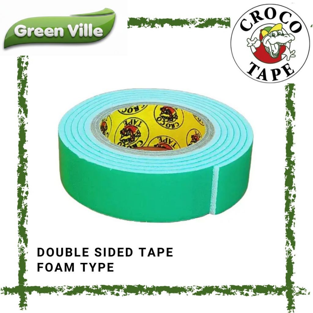 CROCO Double Sided Tape Foam Type | Shopee Philippines