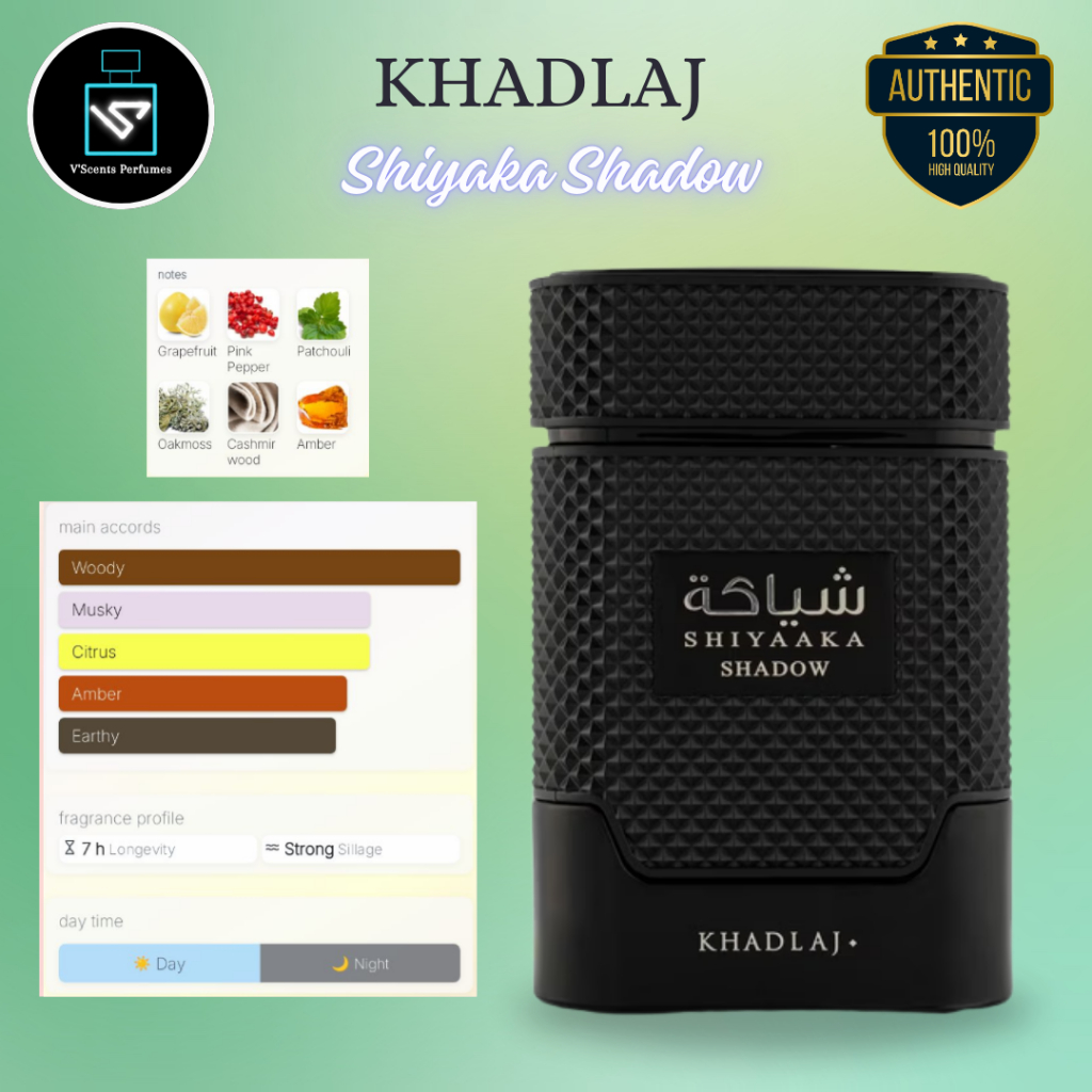 [ Khadlaj ] Shiyaka Shadow EDP Decant (CH Bad Boy Cobalt Parfum ...
