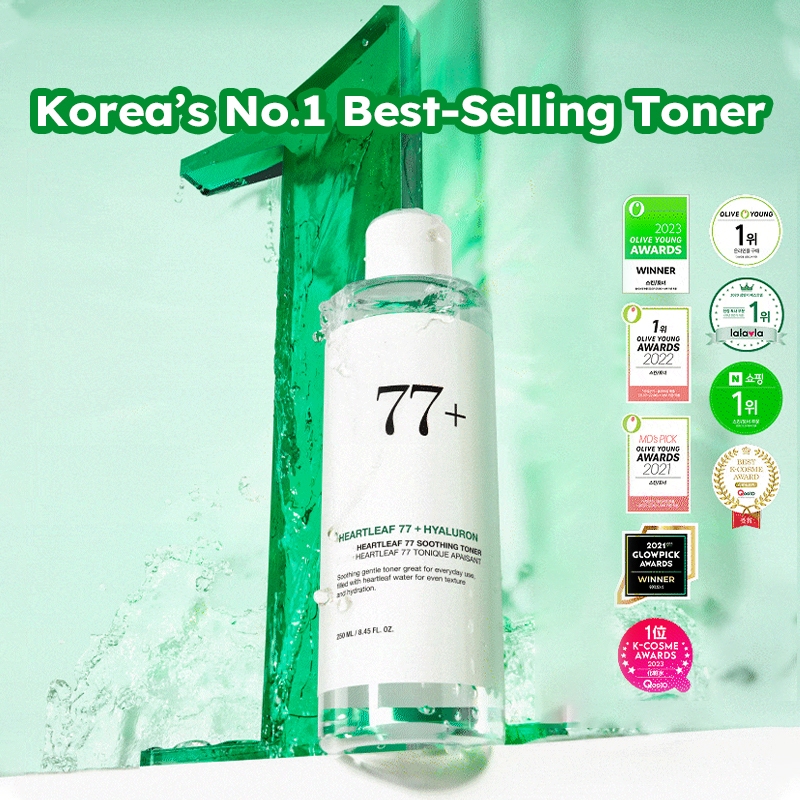 Heartleaf 77% Toner Moisturizer for Face Pore Minimizer Oil Control ...