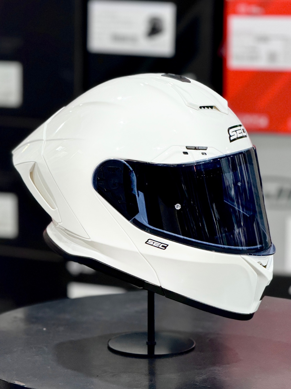 SEC Focus Modular Dual Visor Helmet for Motorcycle (Free Clear Visor ...