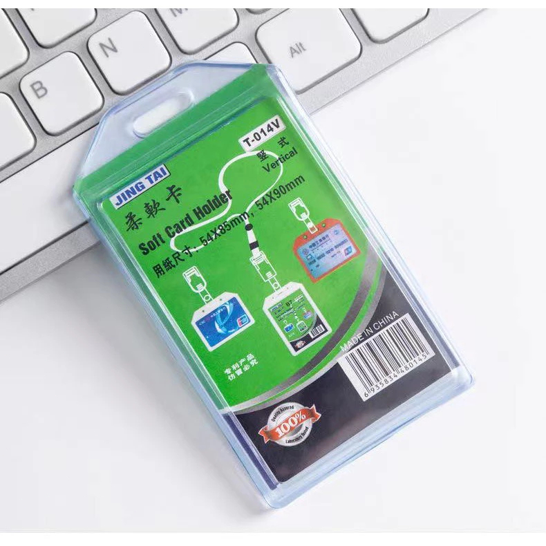 50pcs JING TAI Double-Sided Silicon ID Case | Silicon ID Holder | ID ...