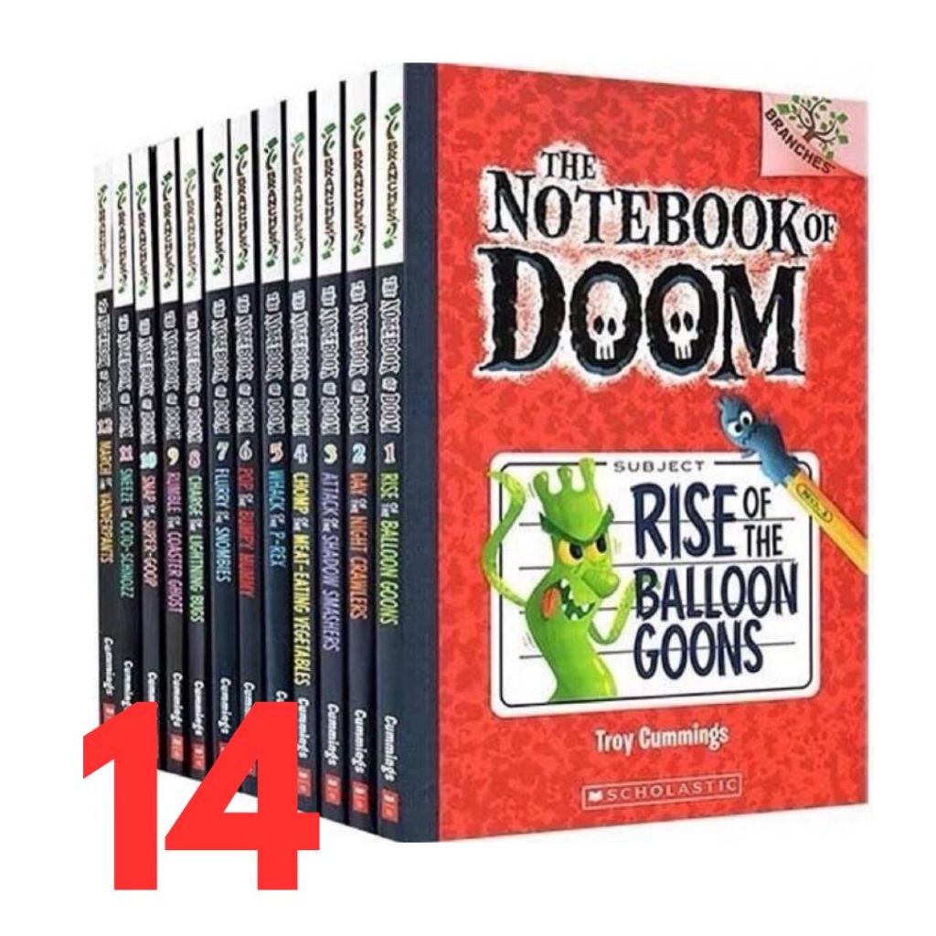 THE NOTEBOOK OF DOOM by Scholastic (14 books) brand new softcover, no ...