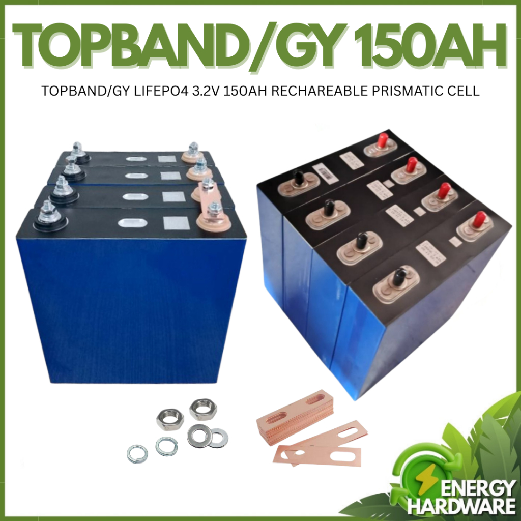 LIFEPO4 3.2v 150ah Topband/GY Rechargeable Prismatic Cell High ...