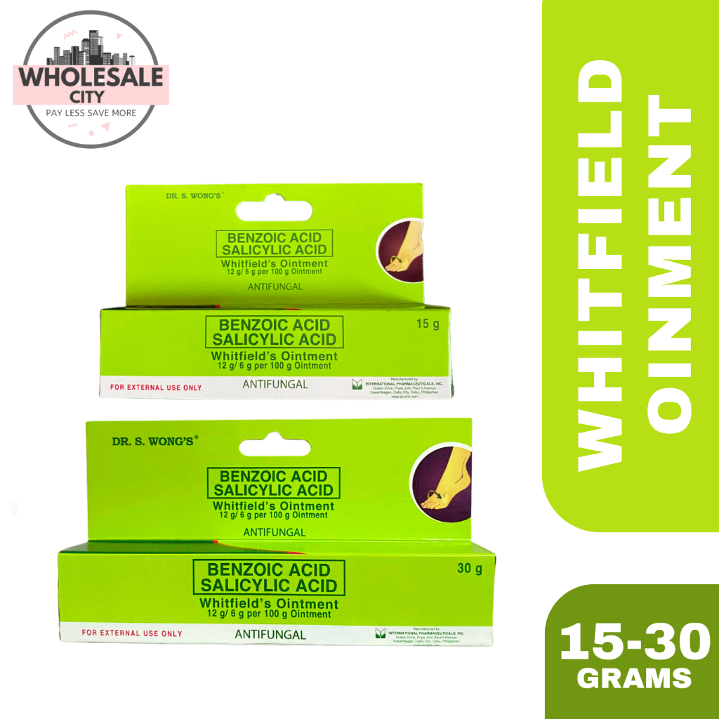 Dr. S. Wong Whitfield Ointment ANTIFUNGAL 15G | 30G | Shopee Philippines