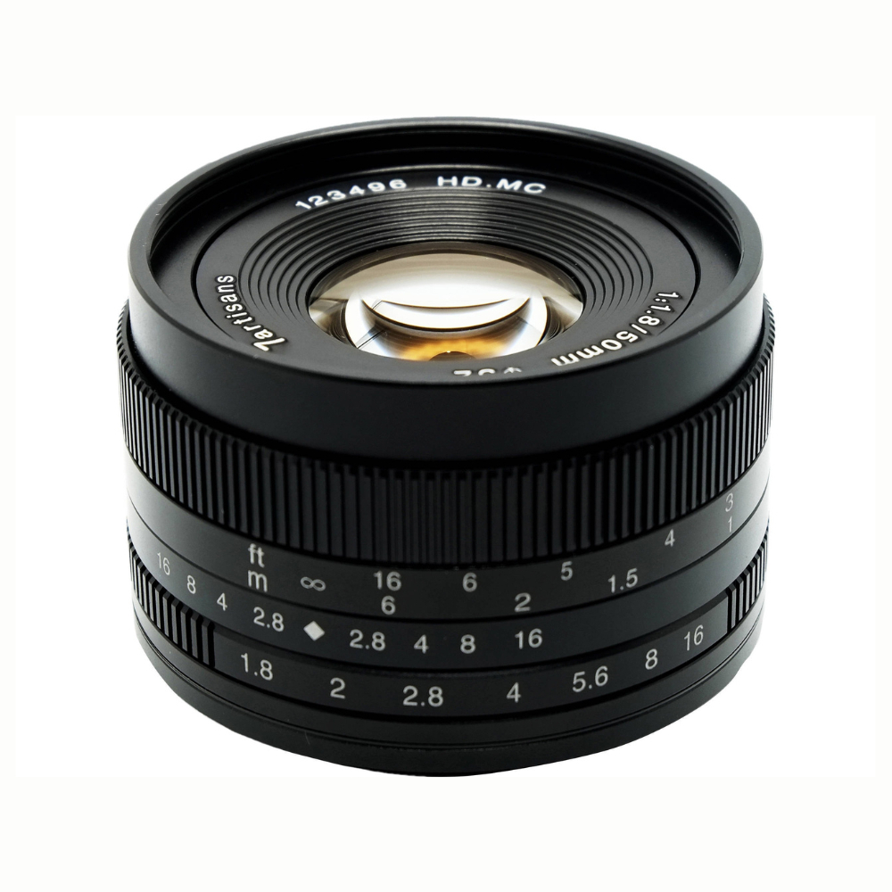 7Artisans 50mm F/1.8 MF Manual Focus APS-C Format Fujifilm X Mount ...