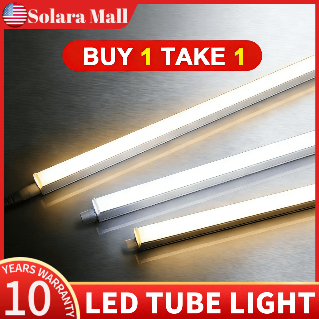 Solara T5 LED Tube Light Long LED Strip Light Energy-Saving Night Light ...