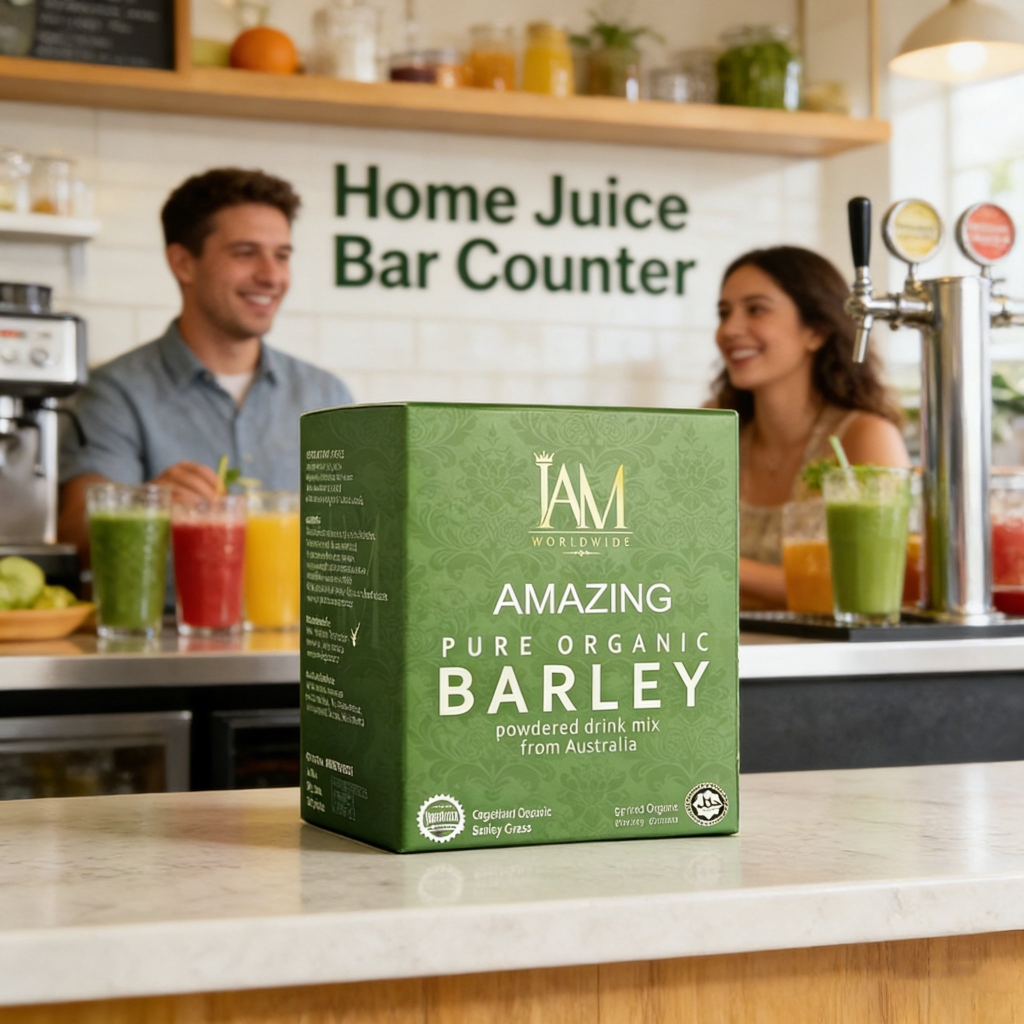 Original IAM Amazing Pure Organic Barley Powdered Drink Mix 3g x ...