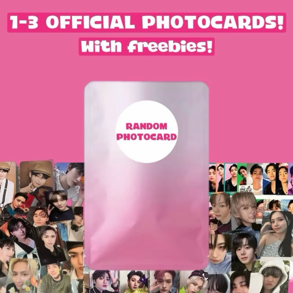 [OFFICIAL] ENHYPEN TXT BTS TWICE AHOF SVT SKZ PC PHOTOCARDS RANDOM DB ...