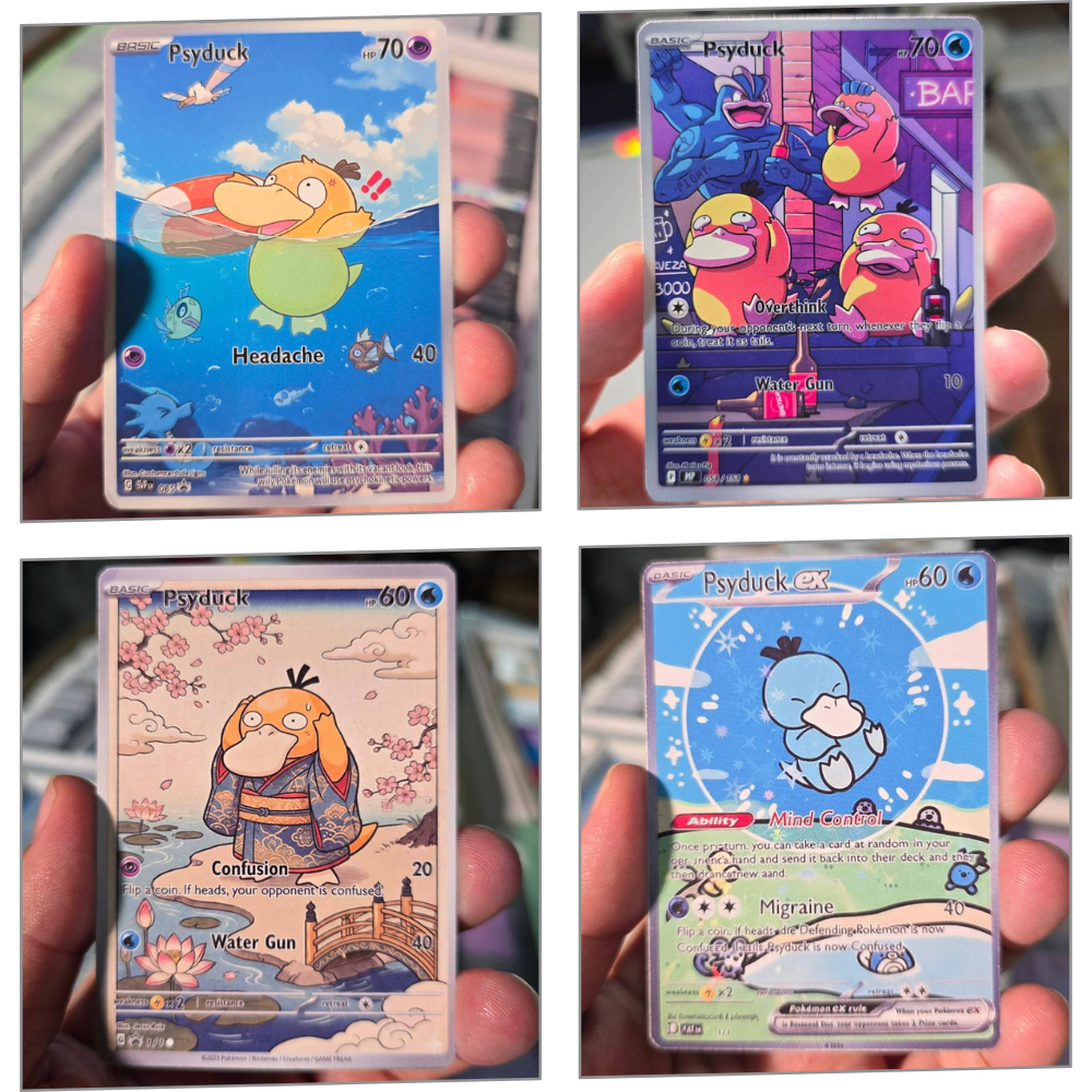 Psyduck Custom DIY Pokemon Card – Collectible TCG for Casual Play ...