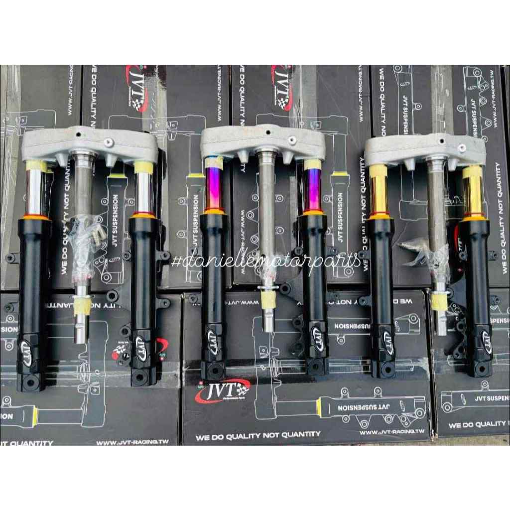 NEW DESIGN! JVT FRONT SUSPENSION AEROX V1/V2/V3 SILVER/GOLD/TITANIUM ...